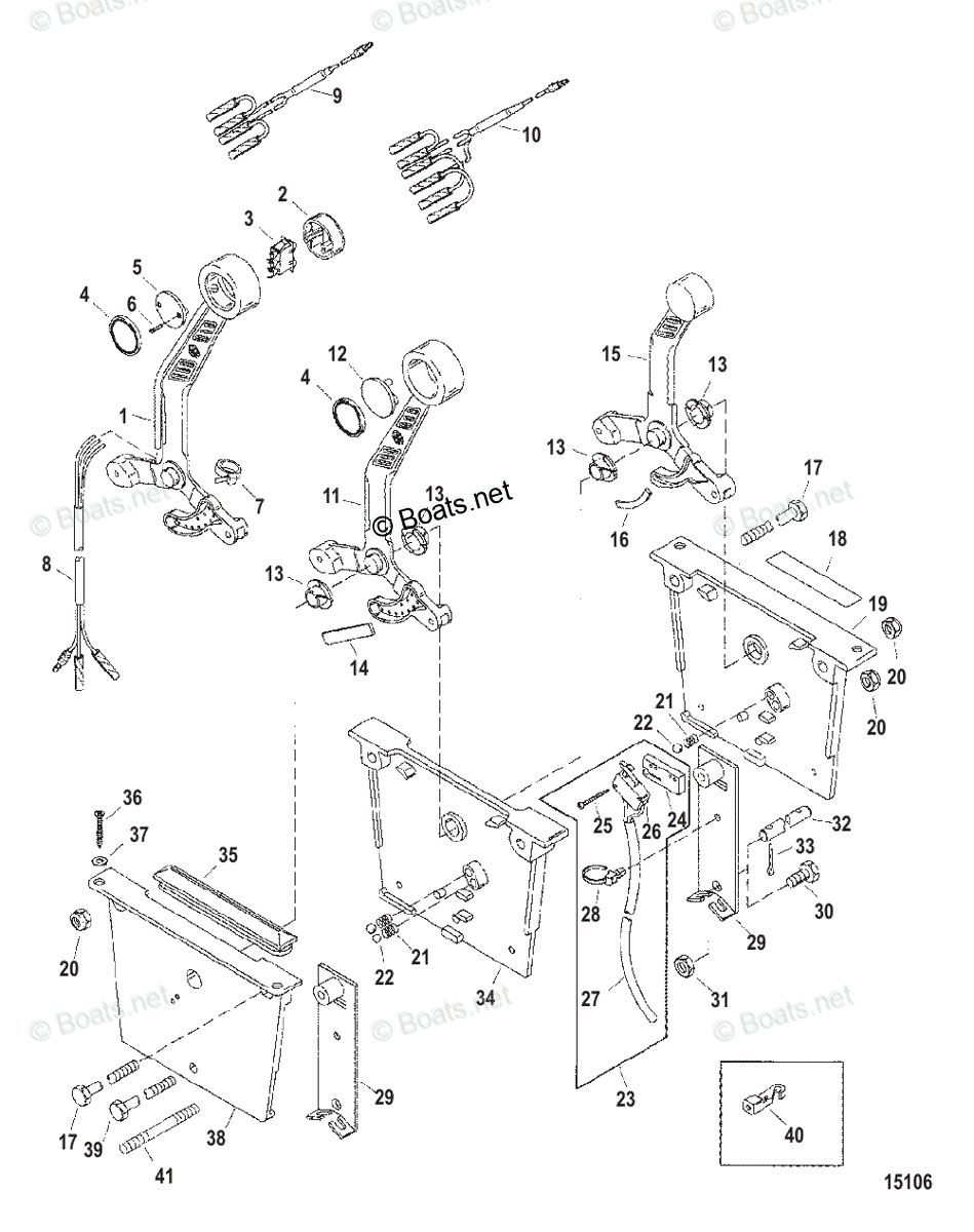 Mercury Rigging Parts & Accessories Remote Controls and Components OEM ...