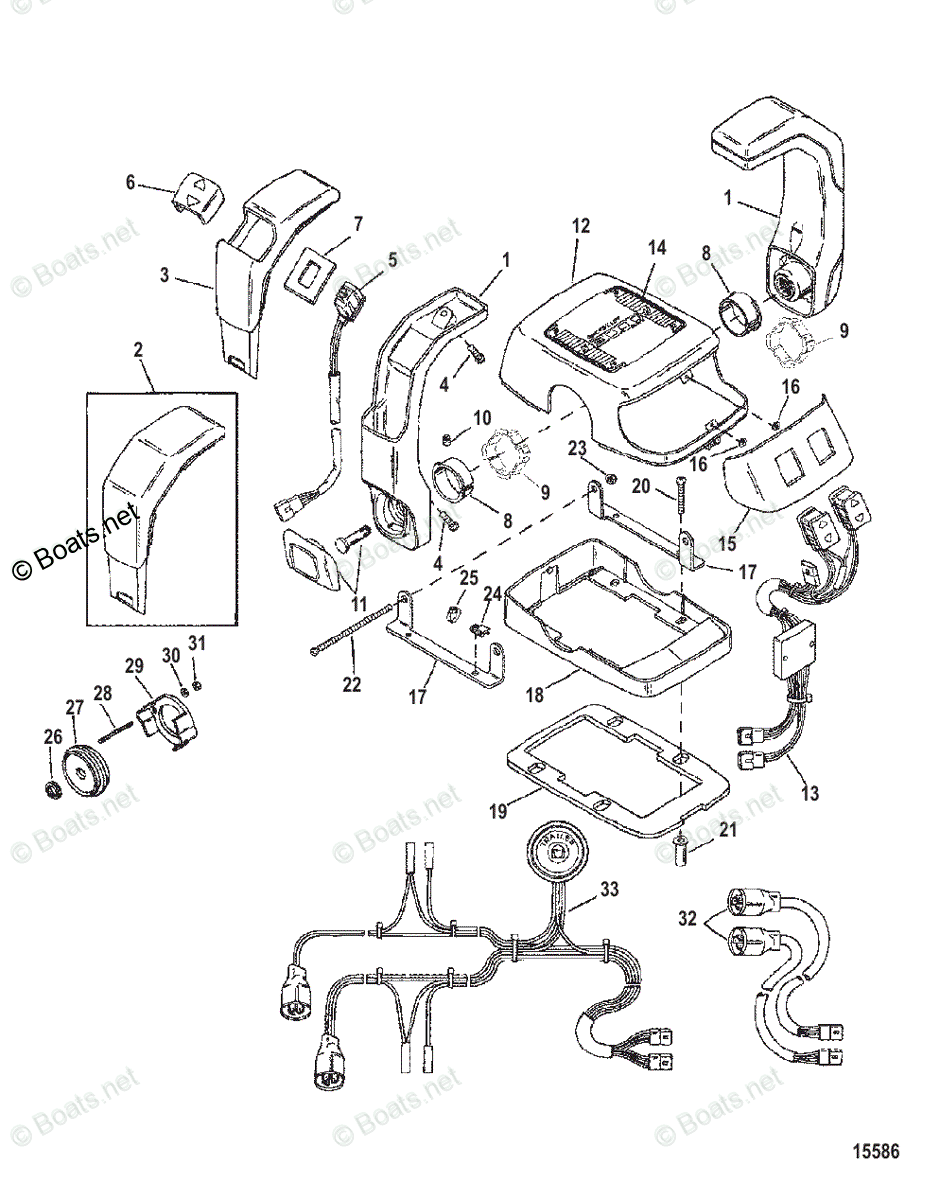 Mercury Rigging Parts & Accessories Remote Controls and Components OEM ...