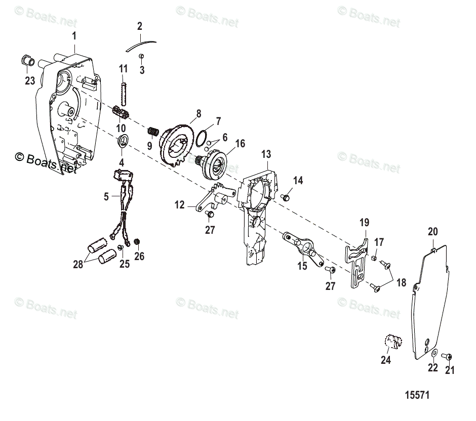 Mercury Rigging Parts & Accessories Remote Controls and Components OEM ...