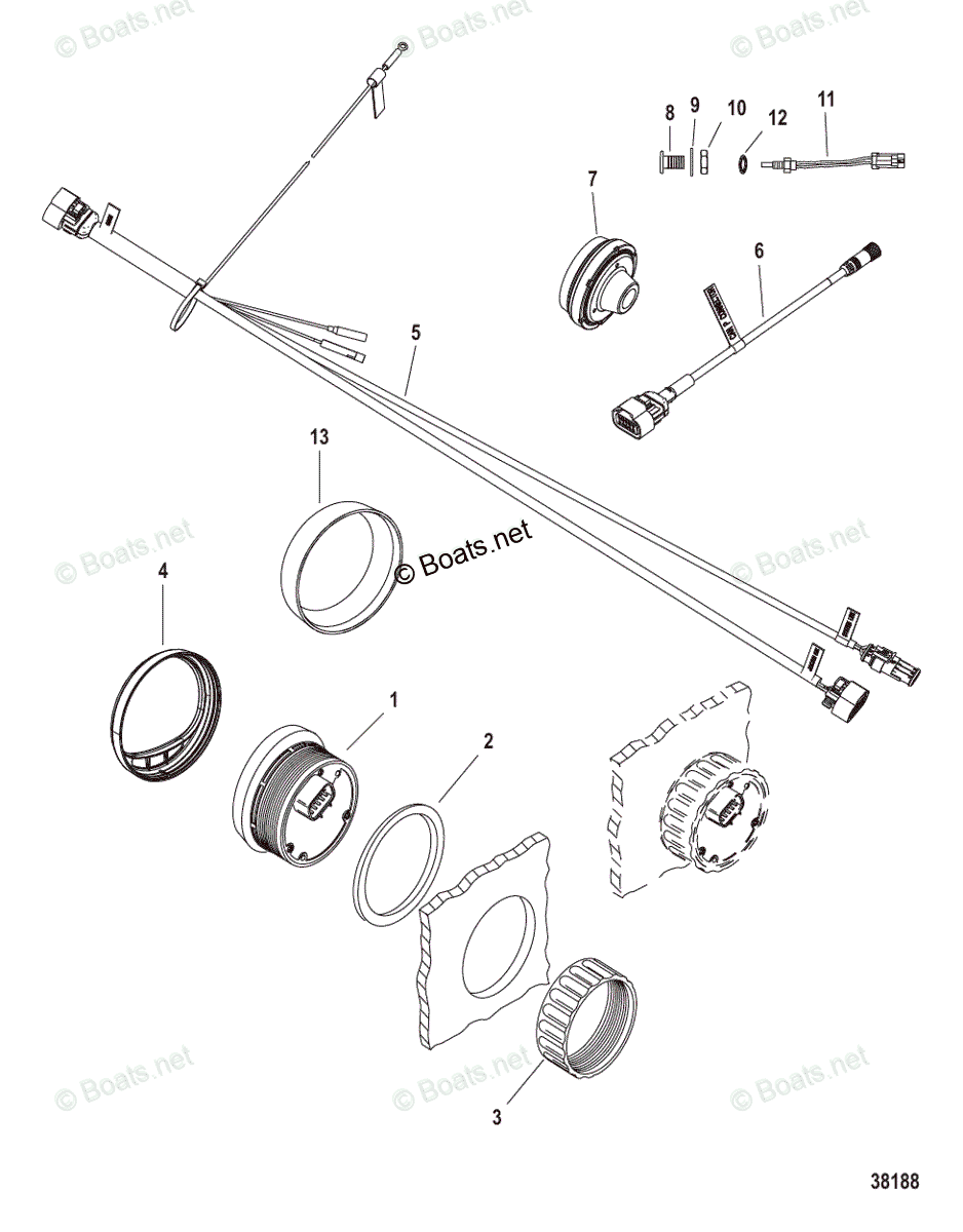 Mercruiser Rigging Parts & Accessories SmartCraft OEM Parts Diagram for ...