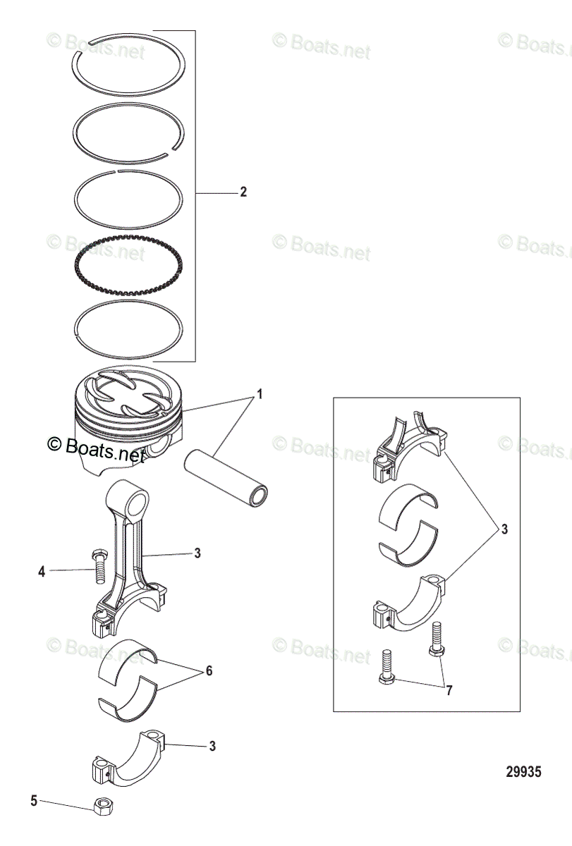 Piston Parts Labeled