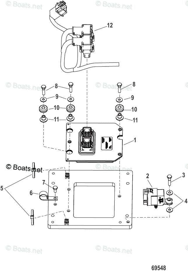 Mercury Rigging Parts & Accessories Joystick Piloting Systems OEM Parts ...
