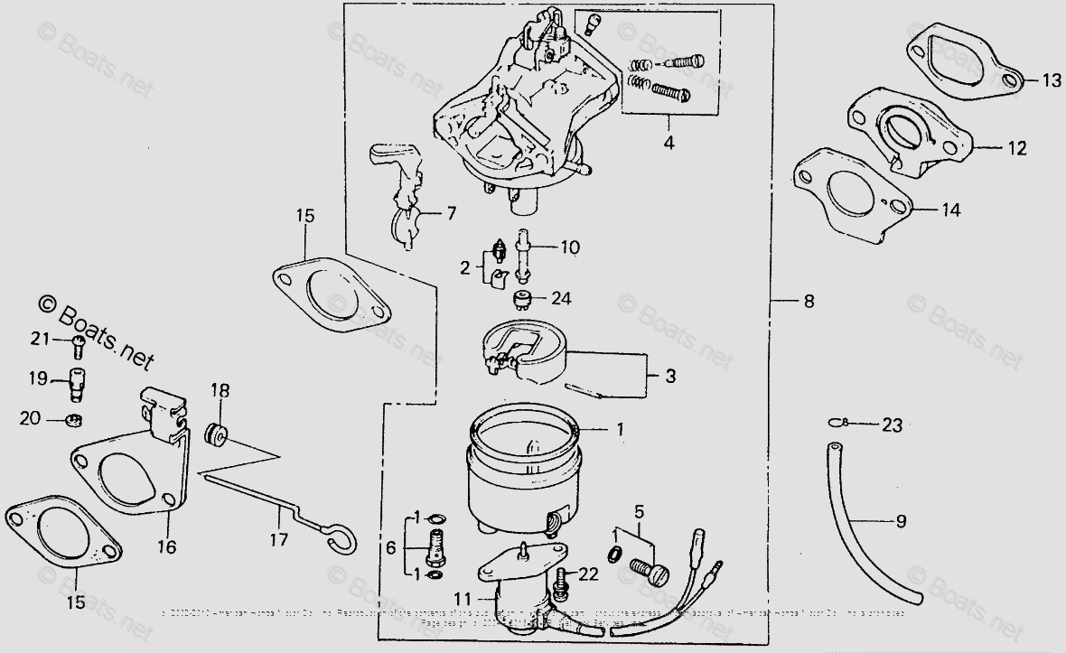 Honda Generators E3500K1 A VIN# E3500-1100021 TO E3500-1129668 OEM ...