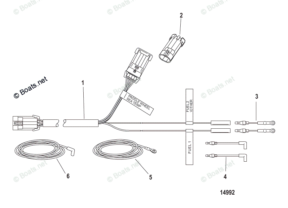 Mercury Rigging Parts & Accessories SmartCraft OEM Parts Diagram for ...