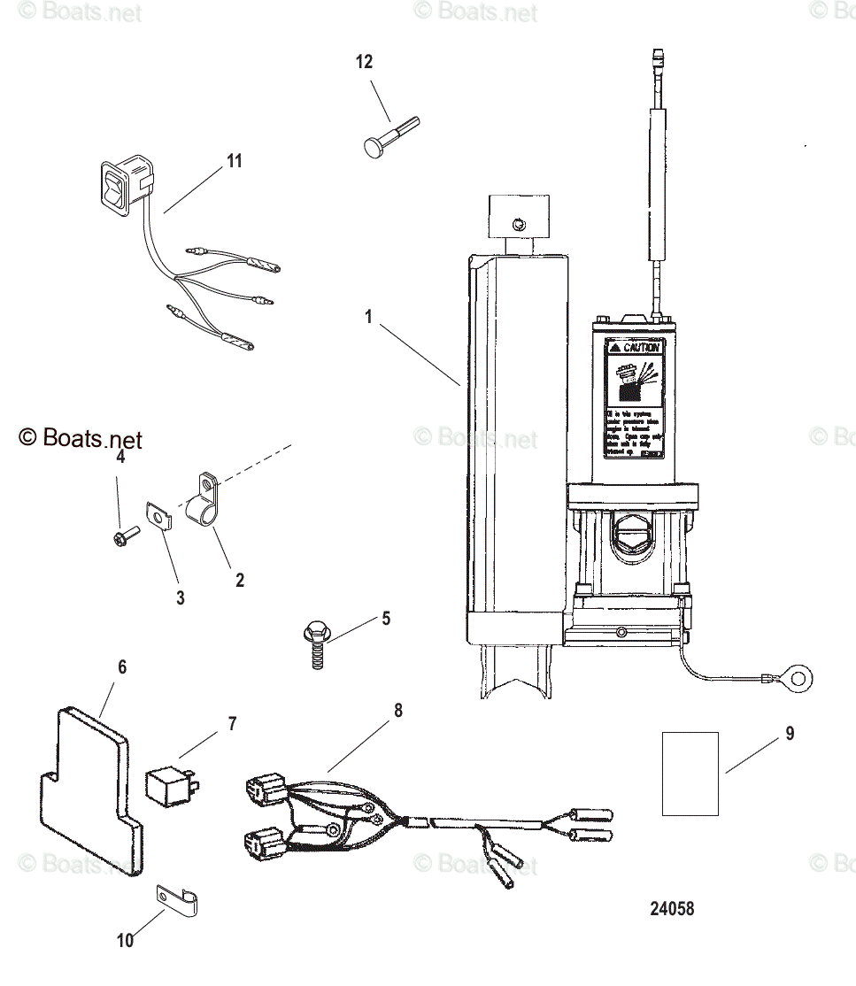 Force Rigging Parts & Accessories Trim - Tilt - Lift Systems and ...
