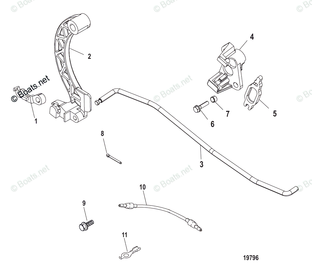 Mercruiser Rigging Parts & Accessories Remote Control Attachment Kits ...