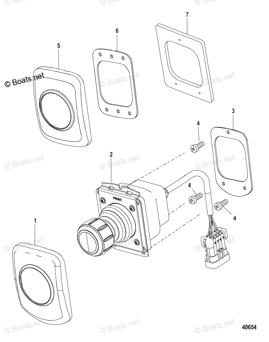 Mercruiser Rigging Parts & Accessories Joystick Piloting Systems OEM ...