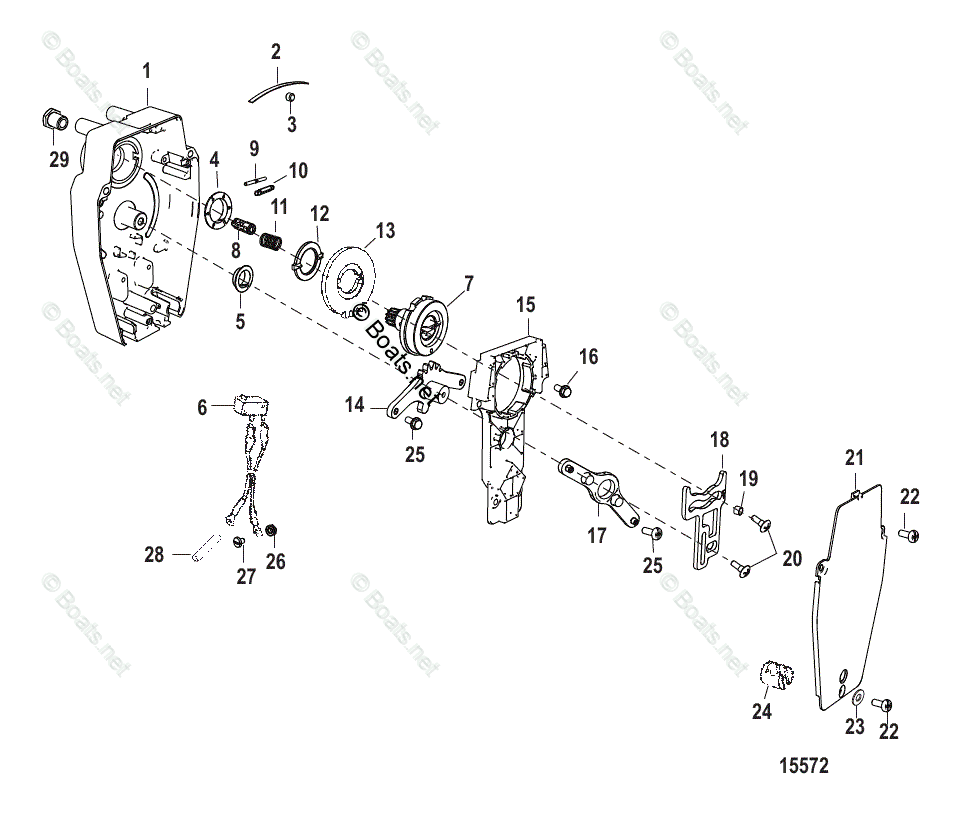 Mercury Rigging Parts & Accessories Remote Controls and Components OEM ...