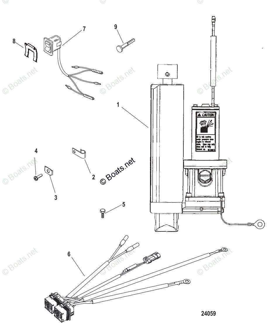 Force Rigging Parts & Accessories Trim - Tilt - Lift Systems and ...