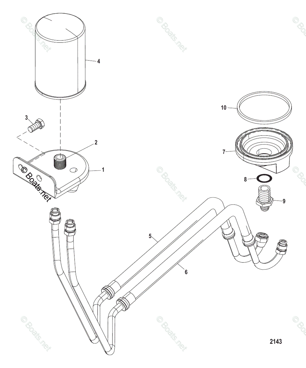 Mercury Rigging Parts & Accessories Fuel/Oil Tanks, Fuel Lines ...