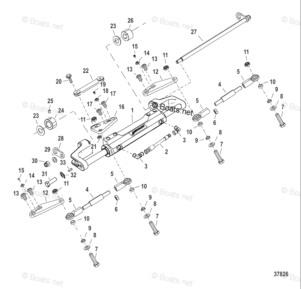 Mercury Rigging Parts & Accessories Steering Systems and Components OEM ...