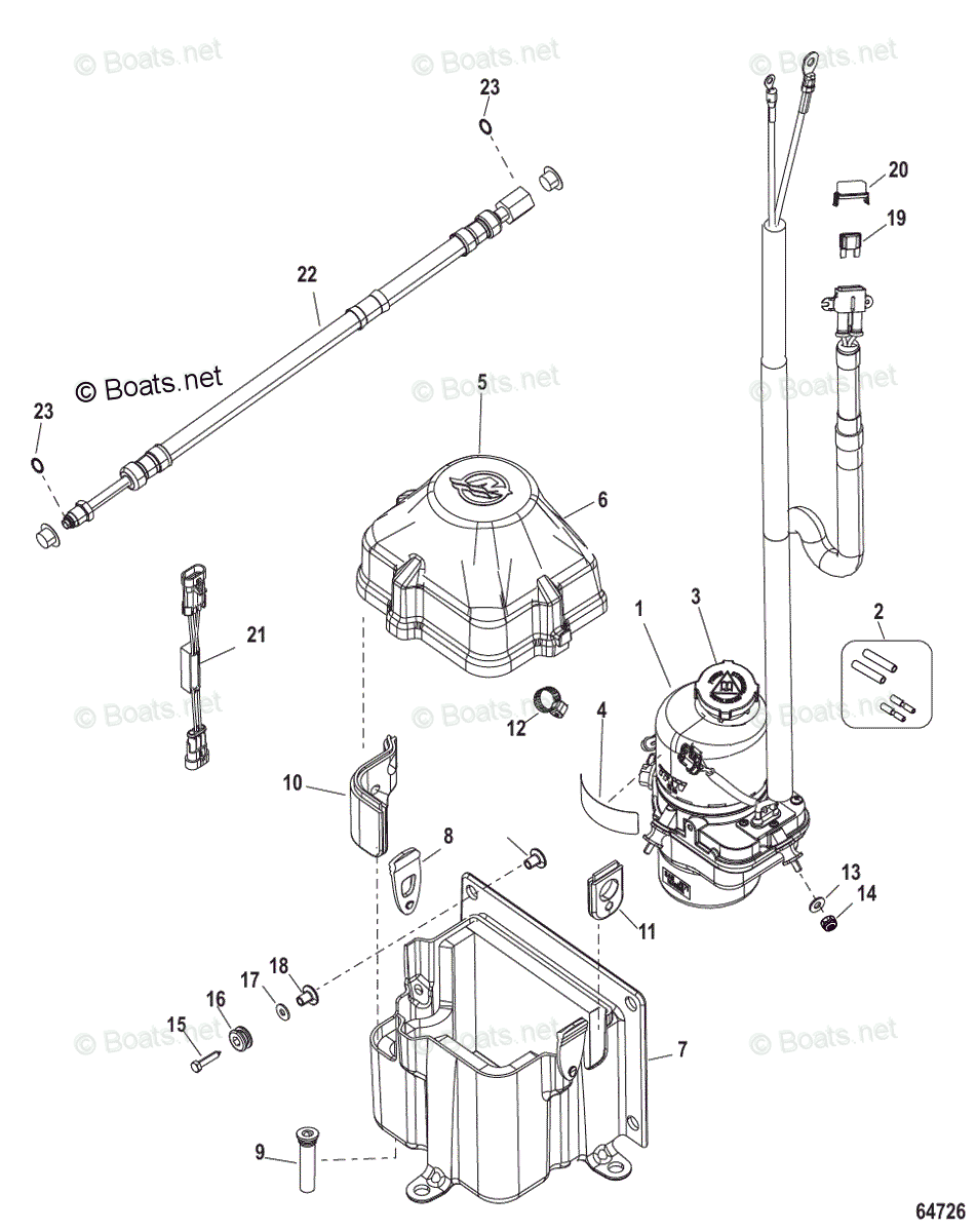 Mercury Rigging Parts & Accessories Steering Systems and Components OEM ...