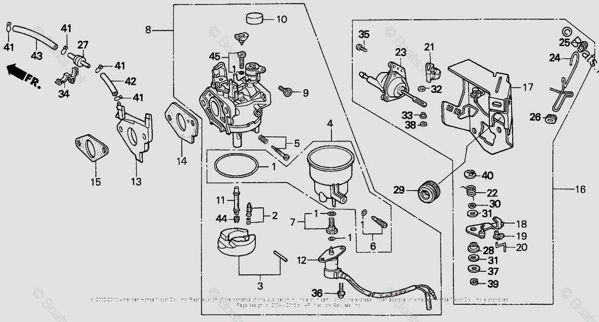 Honda Generators EB3500X A VIN# EA6-3000001 OEM Parts Diagram for ...