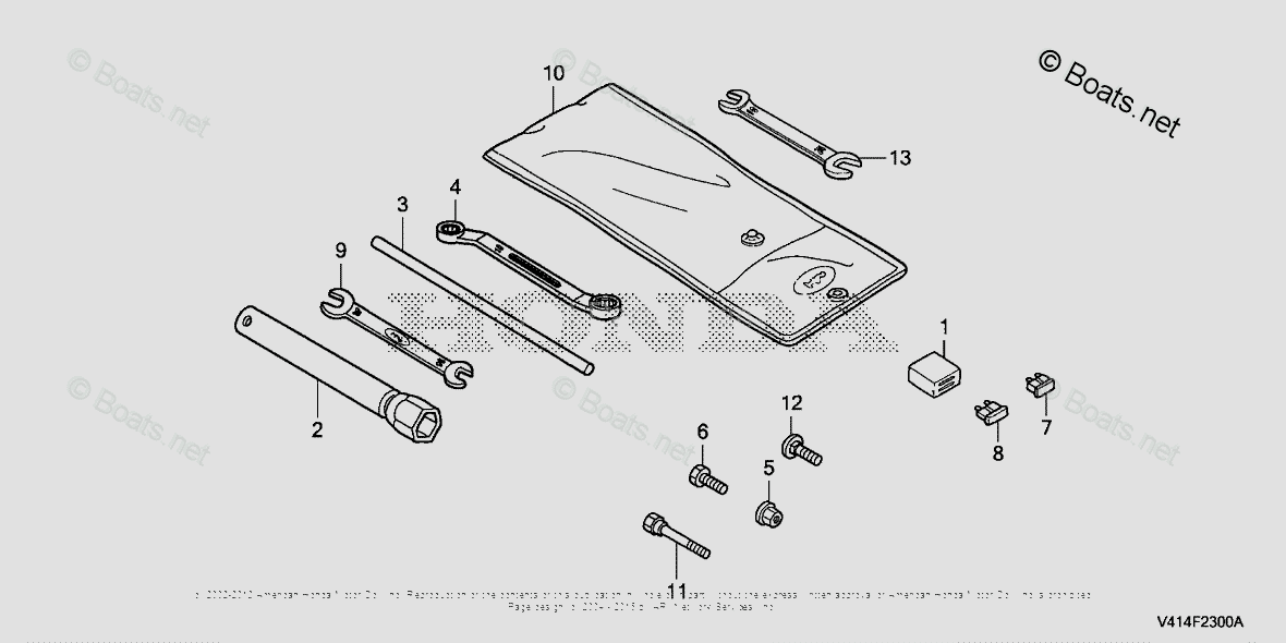 Honda Snow Blowers HSS1332A ATD VIN# SAFA-1000001 OEM Parts Diagram for ...