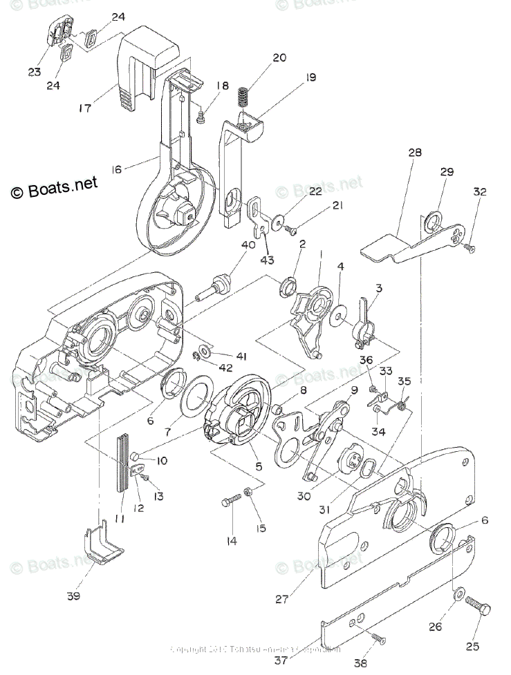Tohatsu Rigging Parts & Accessories Control Box Components OEM Parts ...