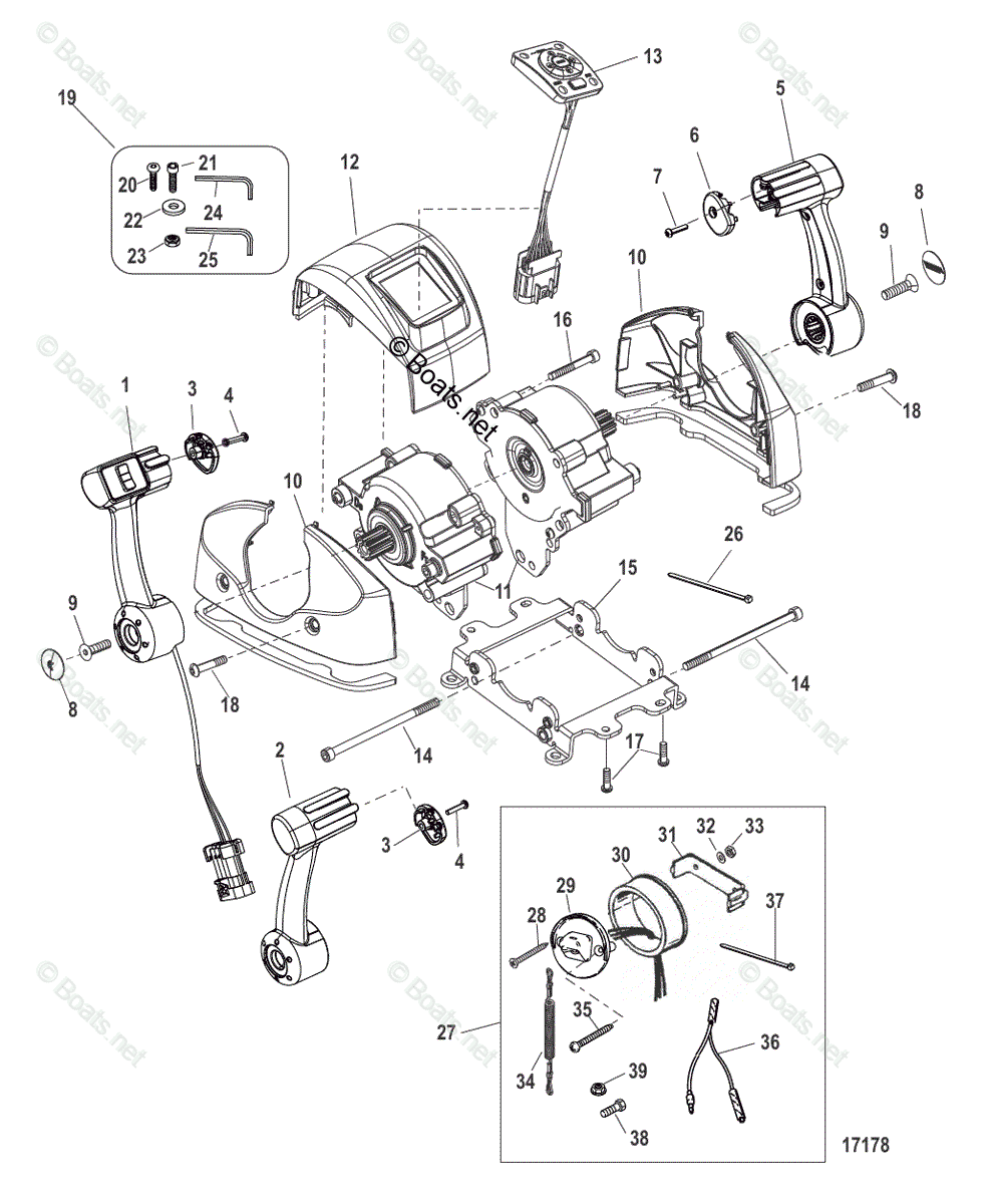Mercury Rigging Parts & Accessories Remote Controls and Components OEM ...