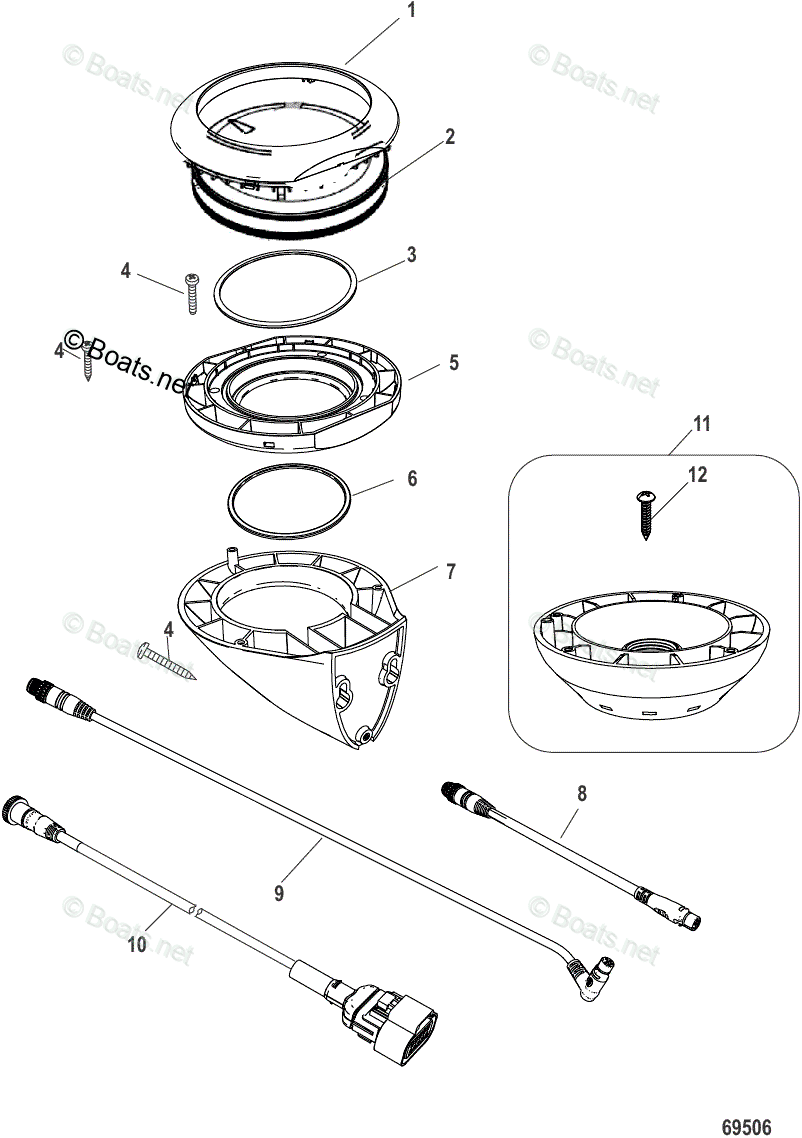 Mercruiser Rigging Parts & Accessories Joystick Piloting Systems OEM ...