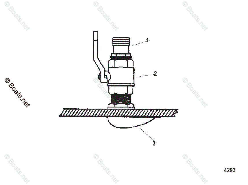 Mercruiser Sterndrive Diesel Engines OEM Parts Diagram for Thru-Hull ...