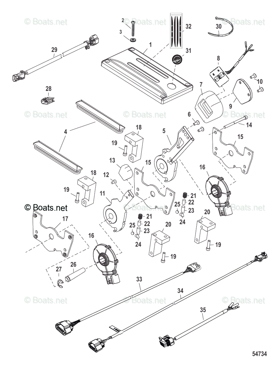 Mercury Rigging Parts & Accessories Remote Controls and Components OEM ...