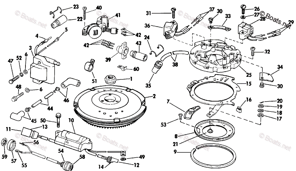 Evinrude Outboard 1984 OEM Parts Diagram for MAGNETO | Boats.net
