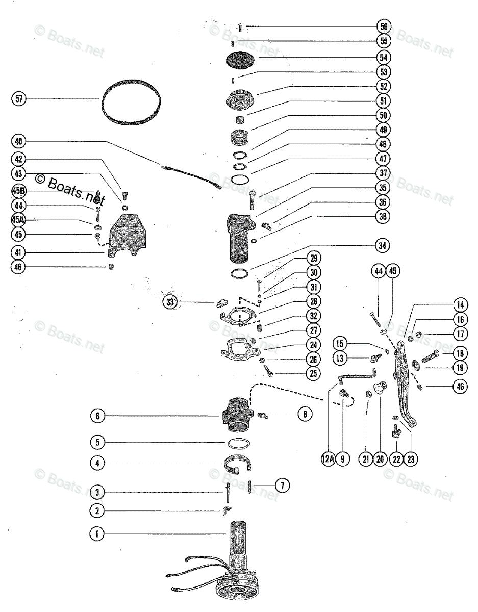 Mercury Outboard 140HP OEM Parts Diagram for DISTRIBUTOR ADAPTOR AND ...