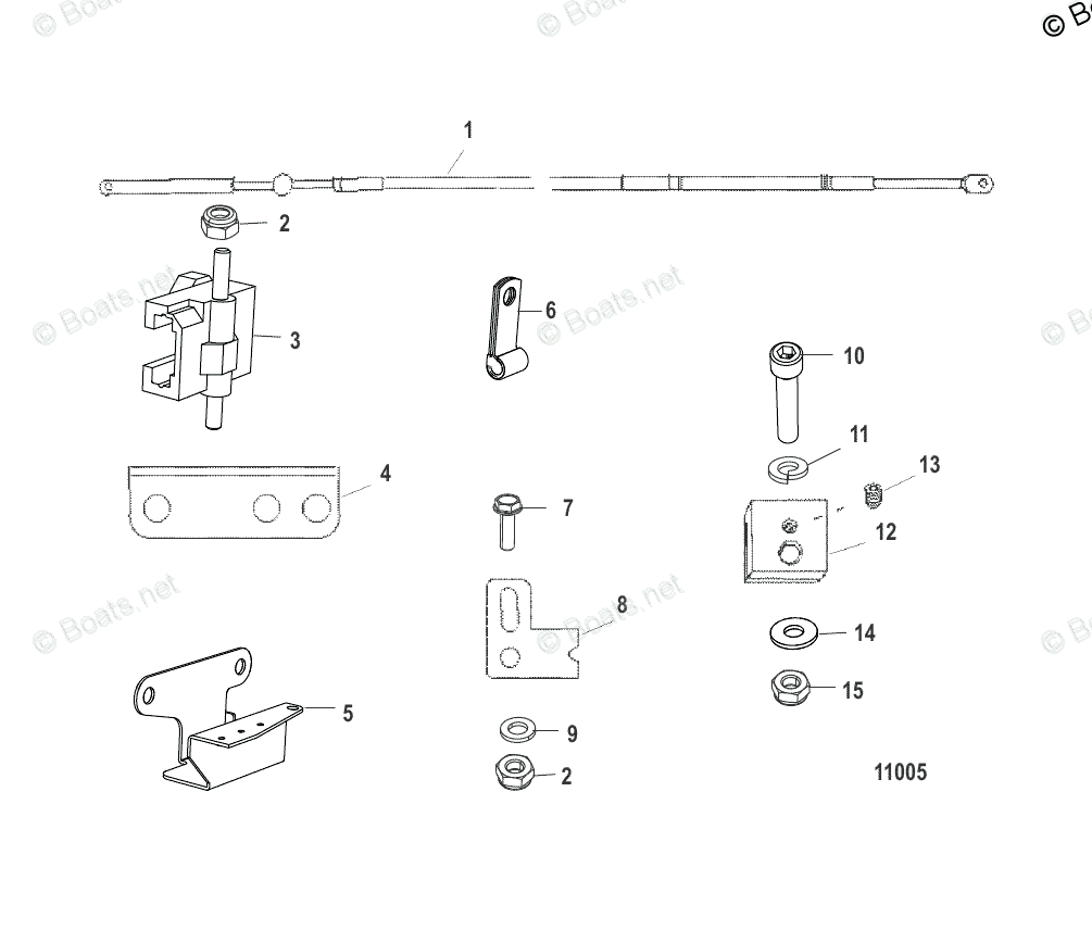 Mercury Rigging Parts & Accessories Steering Systems and Components OEM ...