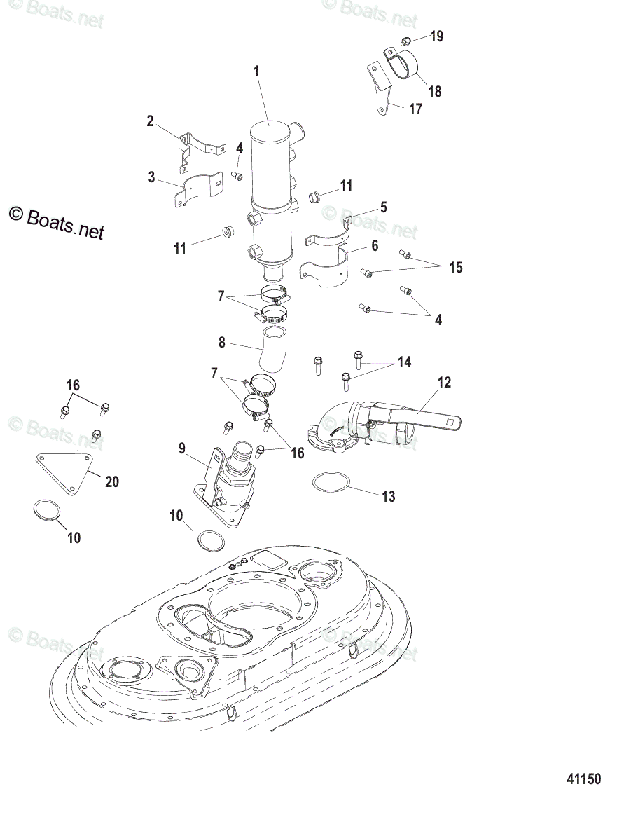 Mercruiser Zues Pod Drive Zeus 3000 0M968893 THRU 0M968955 OEM Parts ...