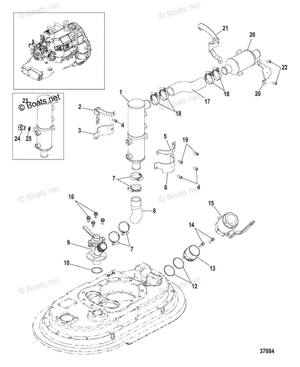 Mercruiser Zues Pod Drive Zeus 3000 0M957858 THRU 0M962470 OEM Parts ...