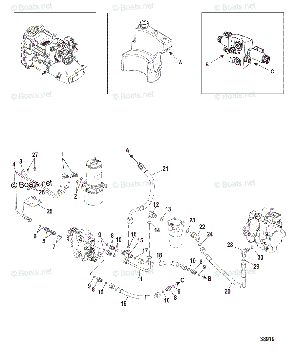 Mercruiser Zues Pod Drive Zeus 3000 0M962233 THRU 0M963370 OEM Parts ...