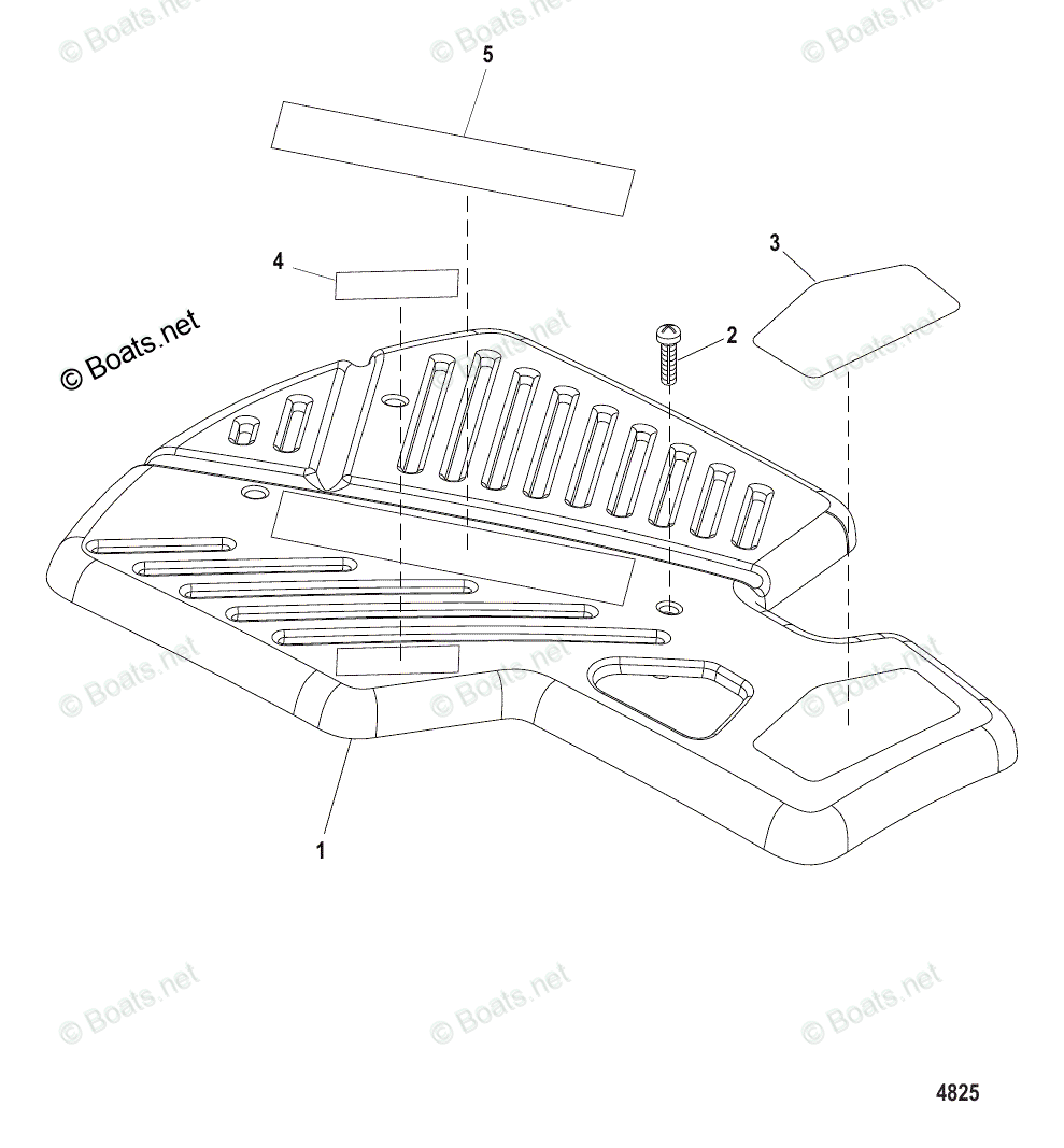 Mercruiser Inboard Gas Engines OEM Parts Diagram for ENGINE COVER ...
