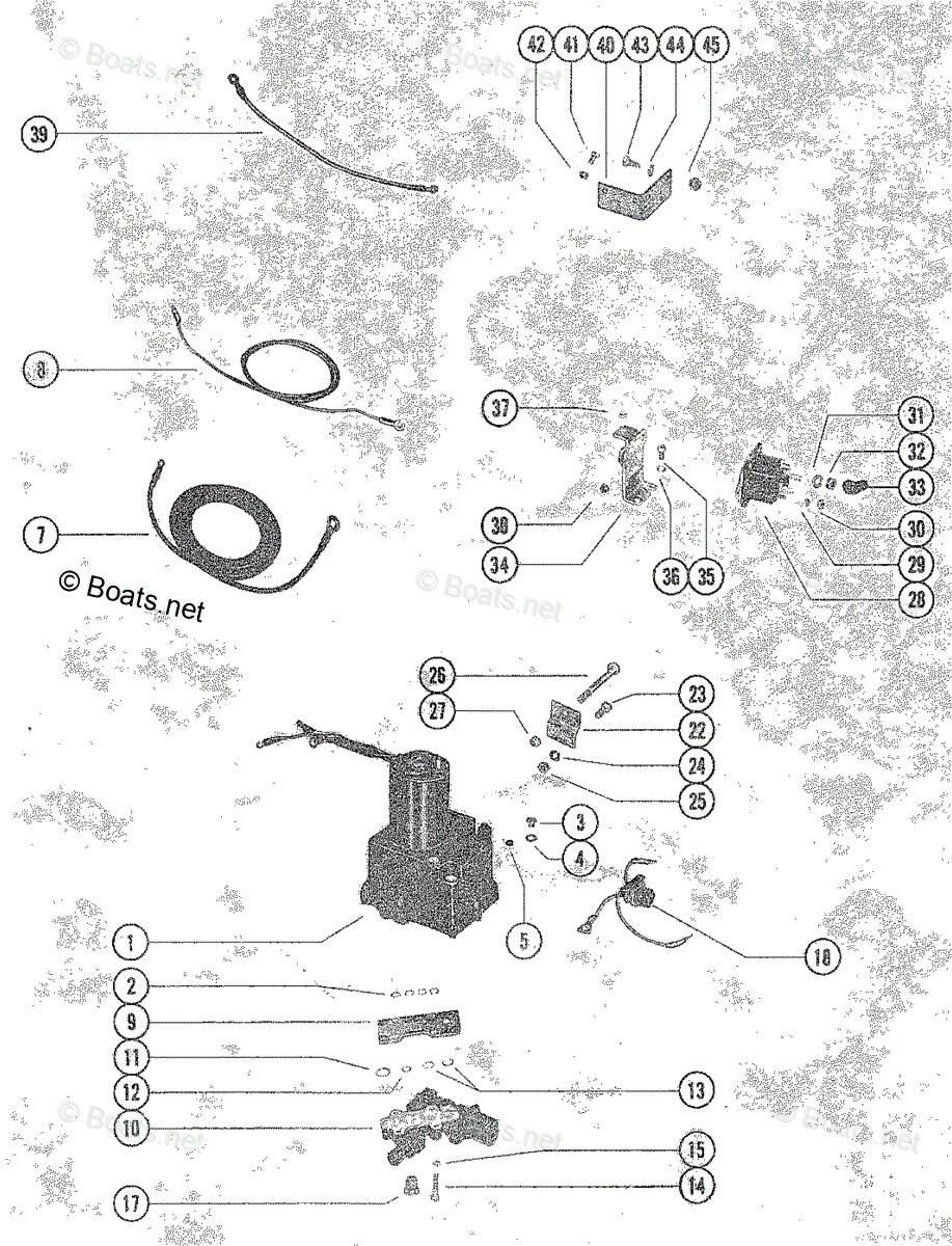 Mercury Outboard 115HP OEM Parts Diagram for HYDRAULIC PUMP AND CONTROL ...