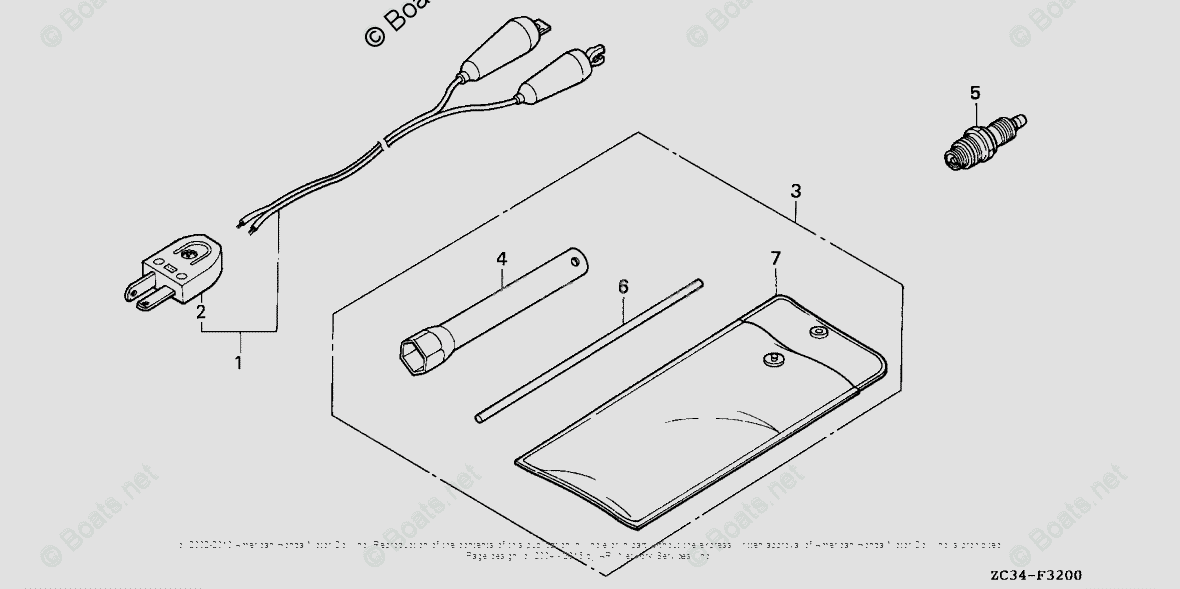 Honda Generators EX350 A VIN# ECC-1000001 TO ECC-1178332 OEM Parts ...