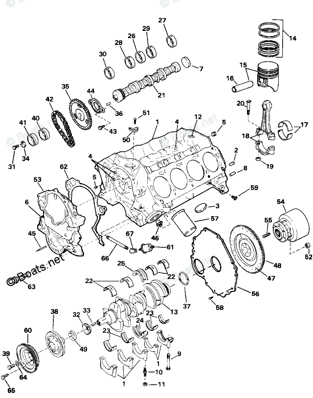 V8 Engine Parts Diagram
