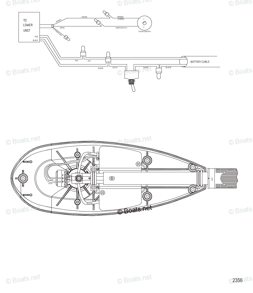Motorguide Trolling Motor MotorGuide Fresh Water Series OEM Parts ...