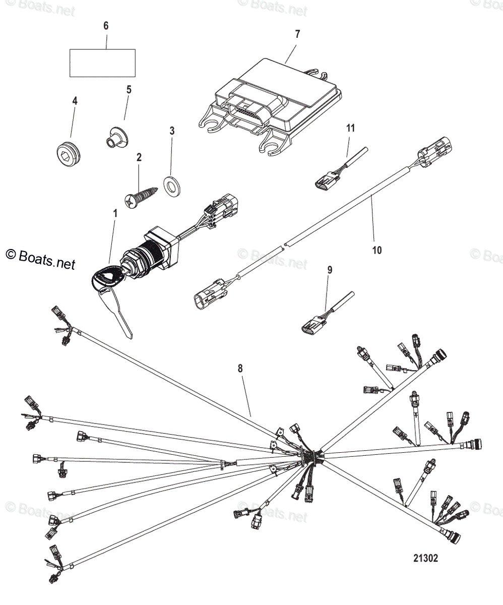 Mercury Sportjet Rigging Parts & Accessories SmartCraft OEM Parts ...
