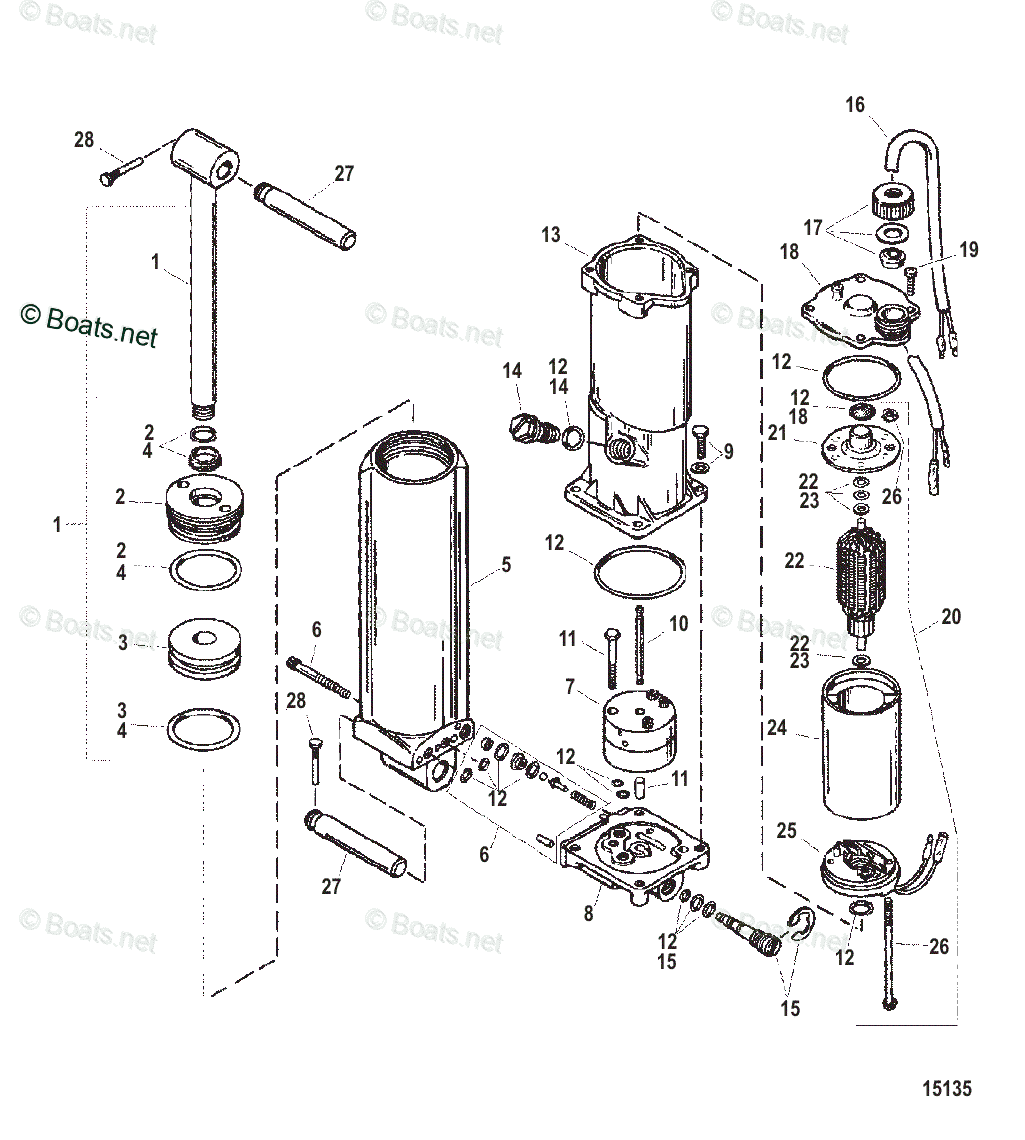 Mercury Rigging Parts & Accessories Trim - Tilt - Lift Systems and ...