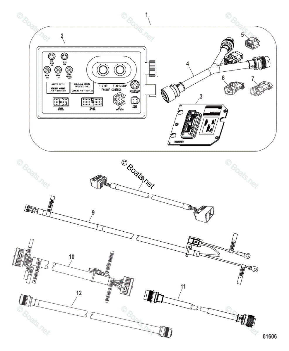 Mercury Rigging Parts & Accessories Joystick Piloting Systems OEM Parts ...