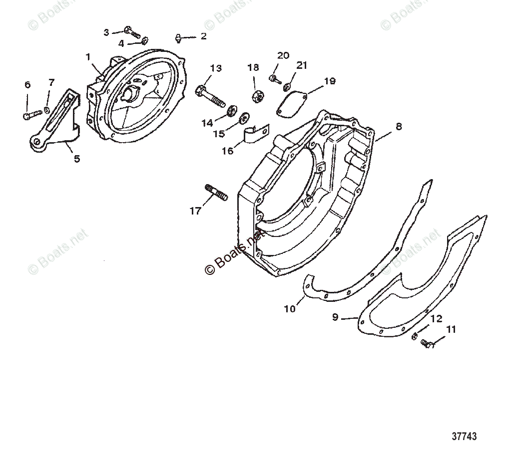 Mercruiser Inboard Gas Engines OEM Parts Diagram For DRIVE SHAFT mercruiser-inboard-gas-engines-oem-parts-diagram-for-drive-shaft