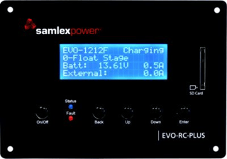 SAMLEX SAMLEX POWER EVORCPLUS REMOTE CONTROL FOR EVO F SERIES INVERTER ...