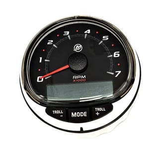MERCURY OEM SC1000 TACHOMETER 7000 RPM, SMARTCRAFT ANALOG GAUGE, BLACK ...