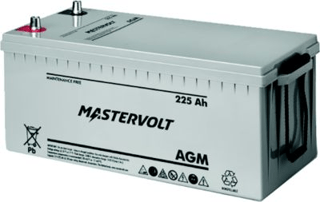 MASTER-VOLT MASTERVOLT 62002250 12V AGM BATTERY, GROUP 8D - 62002250 ...