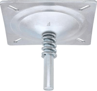 SWIVEL-EZE ATTWOOD SP1002 LOCK'N-PIN 3/4 PIN SEAT MOUNT ZINC PLATED W ...