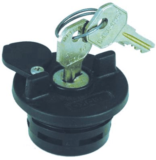 PERKO LOCKING GAS CAP ONLY W/ 2 KEYS - 1324DP0BLK | Boats.net