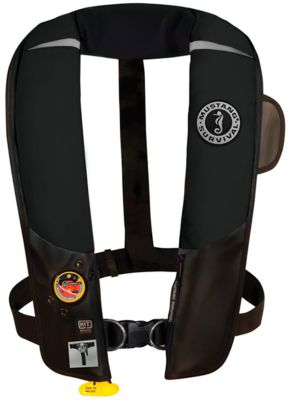 MUSTANG-SU MUSTANG MD31830213 HIT INFLATABLE PFD, BLACK - MD318302-13 ...