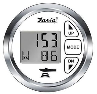 FARIA Chesapeake Depth Gauge With Air And Water Temp | Boats.net