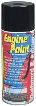MOELLER MARINE ENGINE PAINT YAMAHA SHINY BLACK TOUCH-UP - 025813 ...
