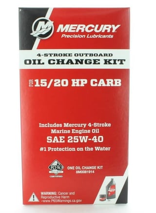 MERCURY OEM OIL CHANGE KIT 1520HP - 8M0081914 | Boats.net
