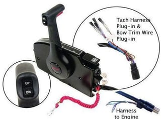 QUICKSILVER SIDE MOUNT REMOTE CONTROL 8 PIN TRADITIONAL WITH TRIM ...