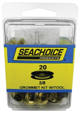 SEACHOICE SEACHOICE 59998 GROMMET KIT WITH TOOL:NL:20 SETS - 3/8 ...