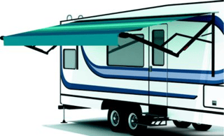 CAREFREE-RV CAREFREE TAJVAPHW COMPASS ARM SET, BLACK - TAJVAPHW | Boats.net